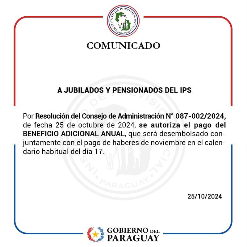 Instituto de Previsión Social (IPS) - Portal Paraguay