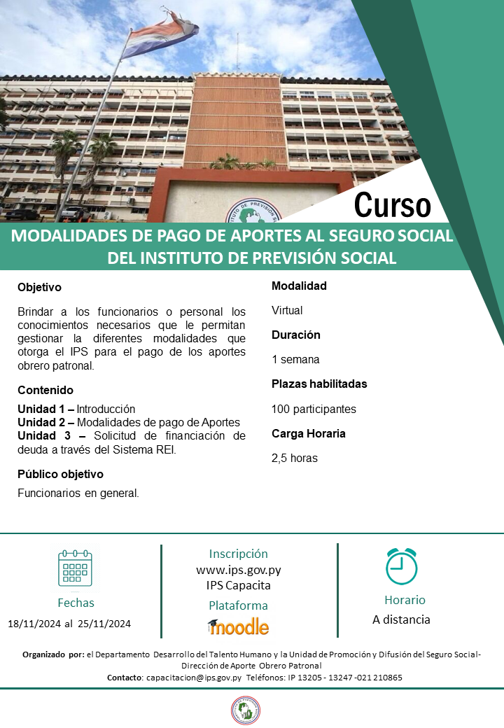 Instituto de Previsión Social (IPS) - Portal Paraguay